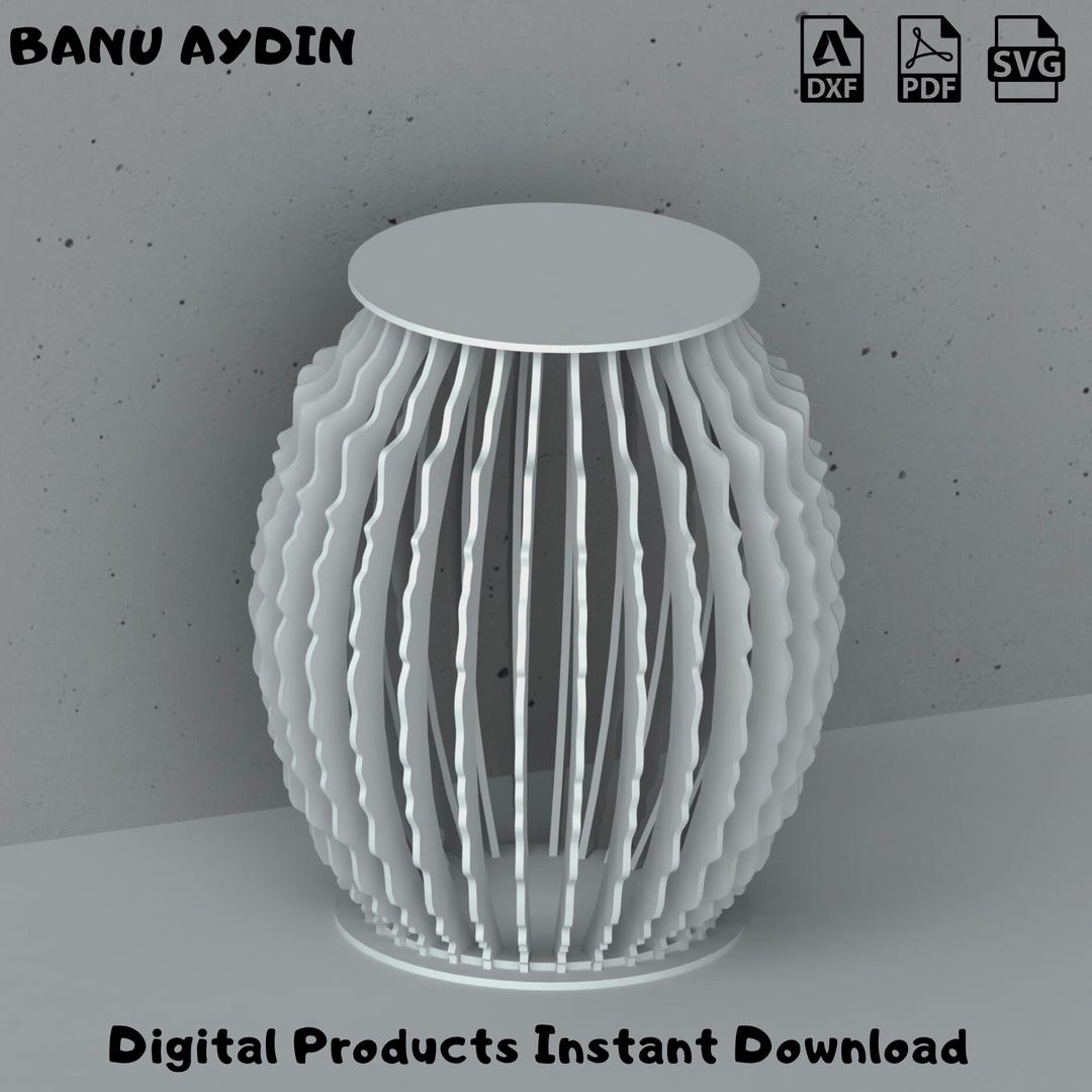 Handmade Woodworking Plans for Parametric Cake Stand & Cocktail Table ...