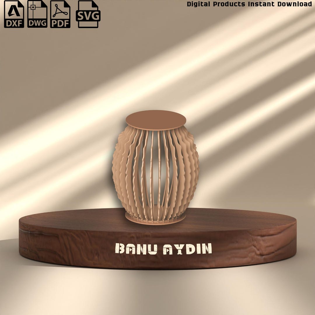 Parametric Cake Stand & Cocktail Table - CNC DXF Plans | Handmade ...