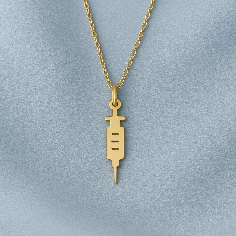 Syringe Necklace - Etsy