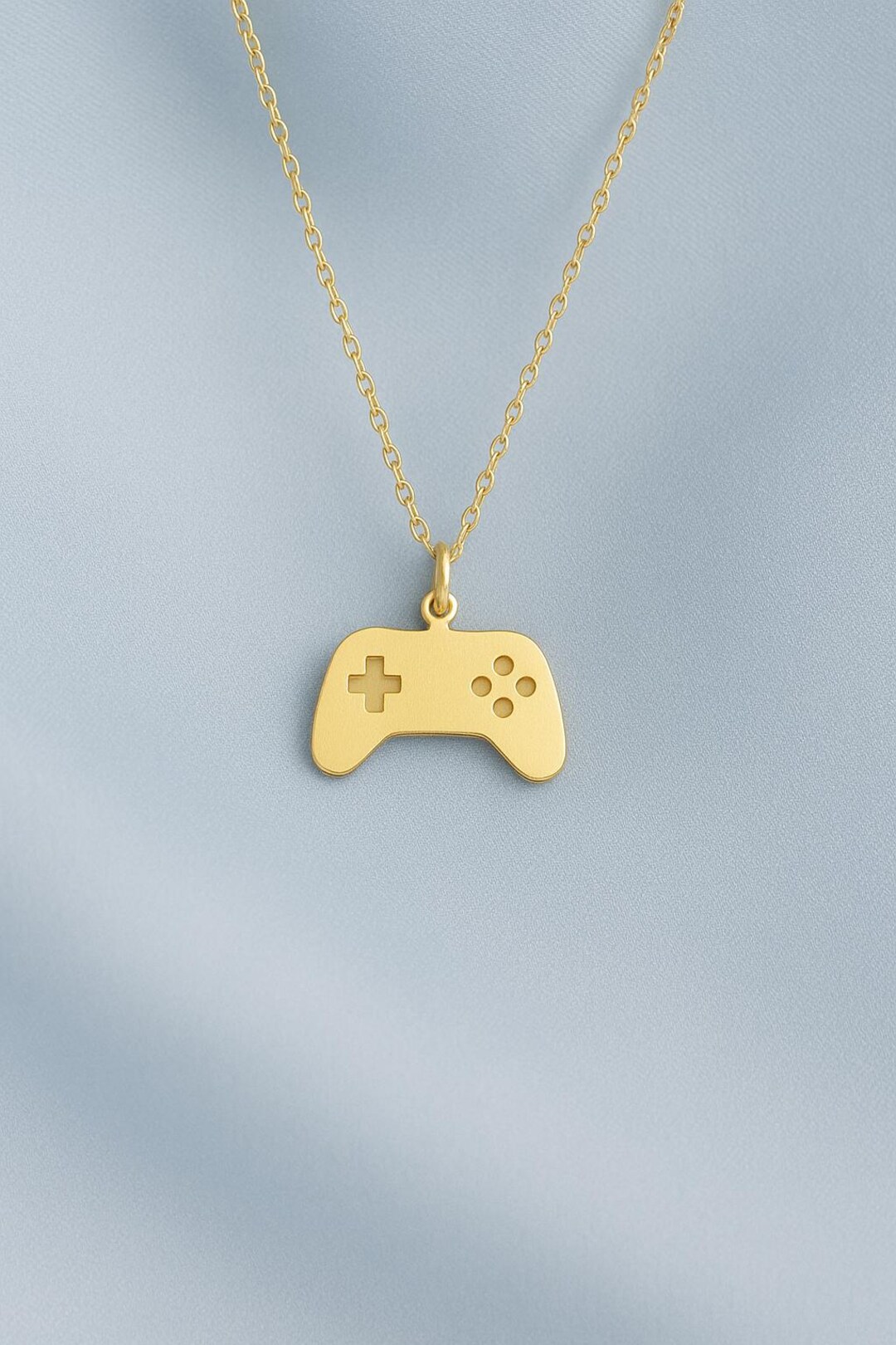 Sterling Silver Game Controller Necklace – Handmade Geeky Gamer Jewelry ...