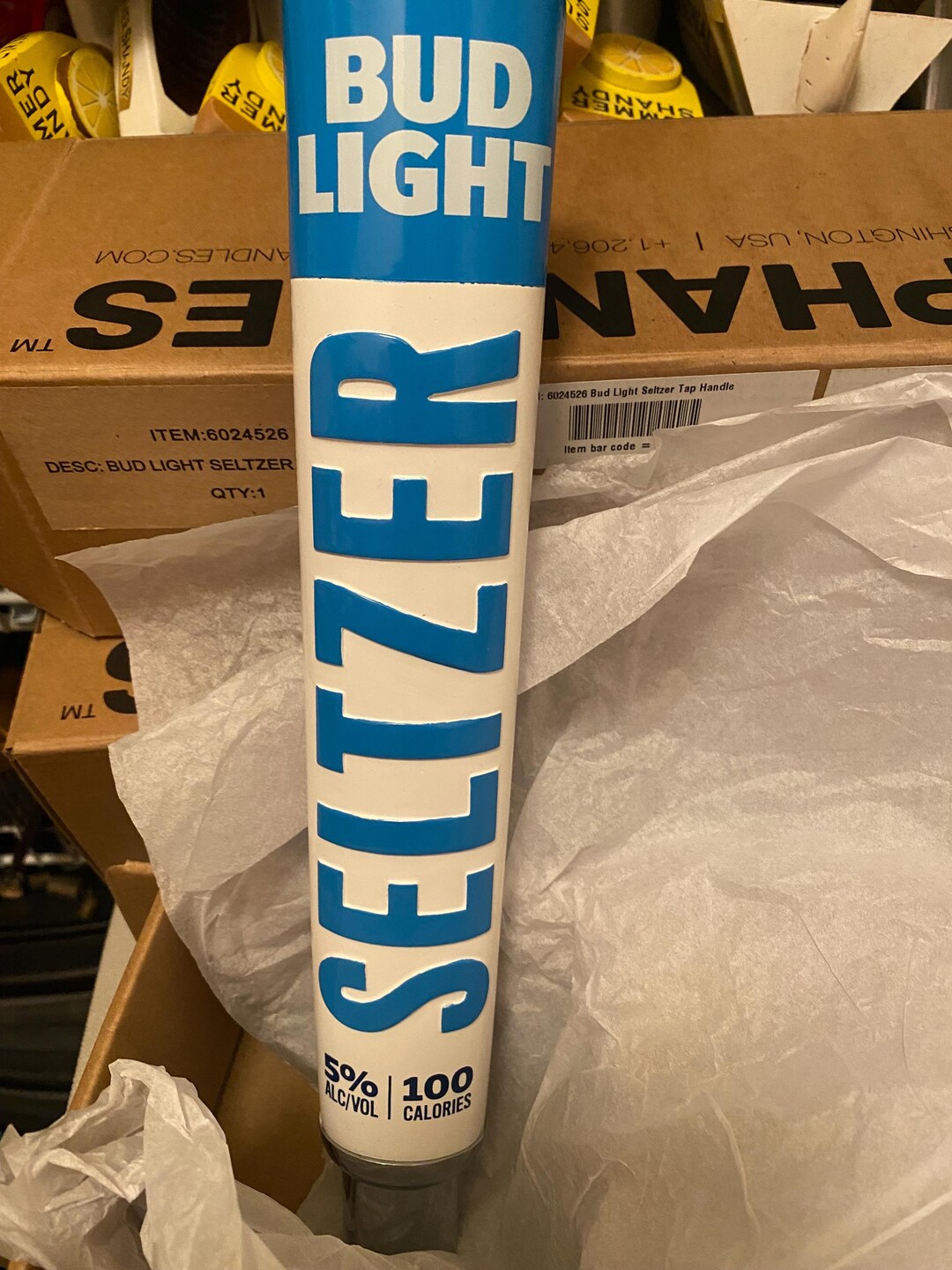 New in the Box Bud Light Seltzer Beer Tap Handle - Etsy