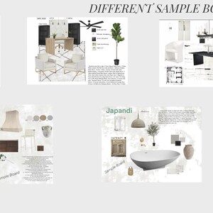 Customized Interior Design Virtual Mood Board and Sourcing Service - Etsy