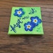 Forget Me Not, Art Magnet, 3x3 Miniature Acrylic Canvas Art - Etsy