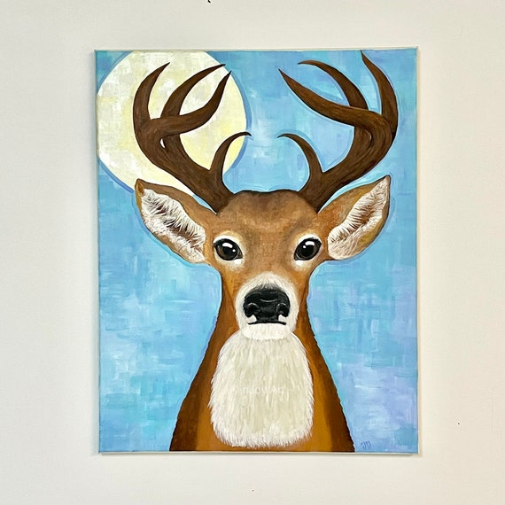 Deer Head Paintings