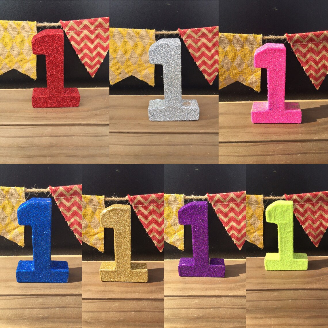 Glittery ONE Lettering for First Birthday Anniversary or - Etsy