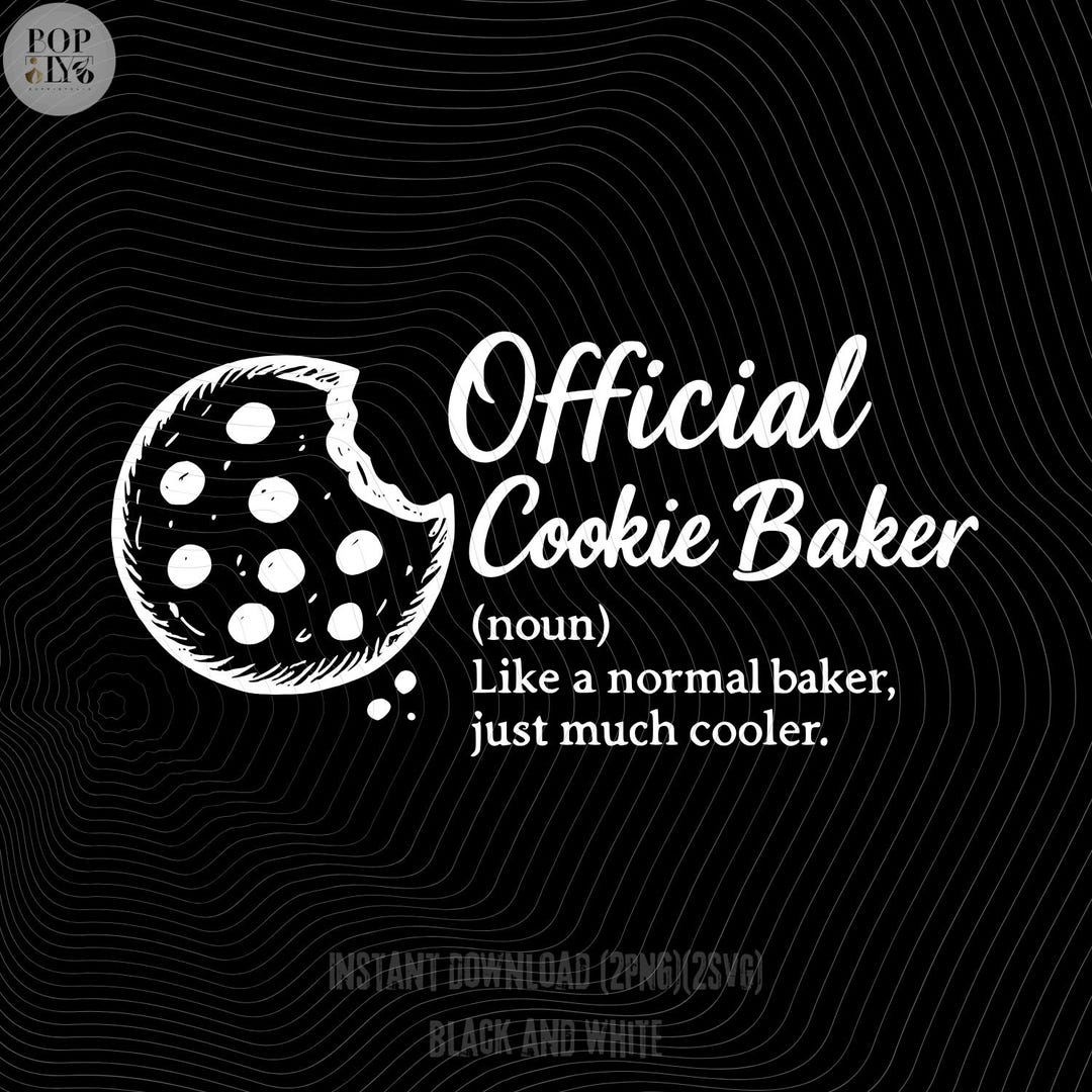 Official Cookie Baker Definition Funny Christmas Baking | Holiday ...
