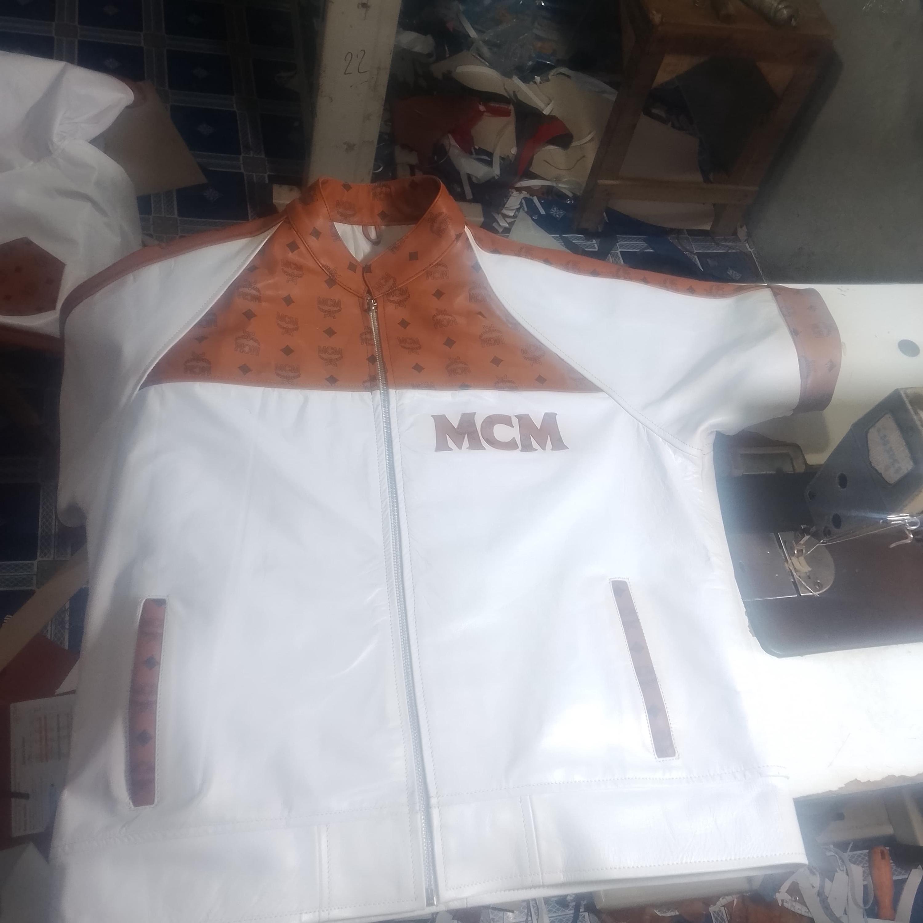 MCM Leather Tracksuit Set: Designer 2-piece Short Suit - Etsy