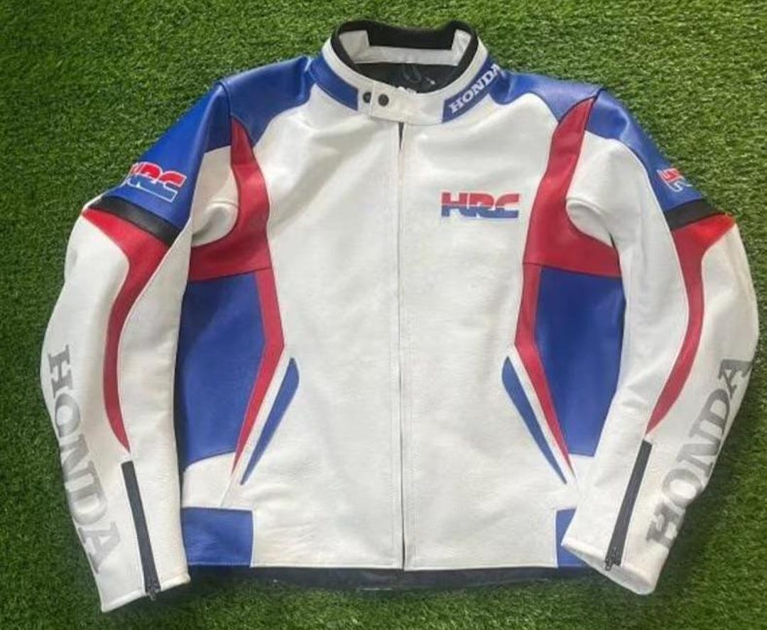 Honda Jackets HRC Biker Racing Leather Jacket Premium Biker Jacket for ...