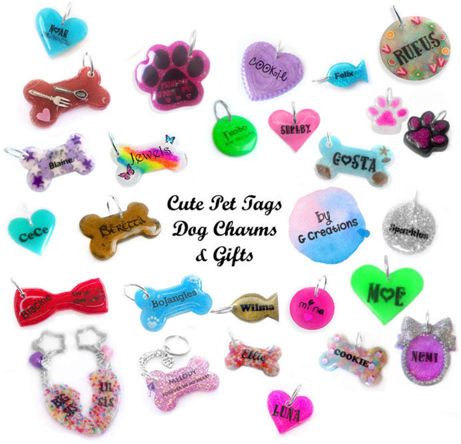 Dog Memorial Key Ring Personalized Custom Cute Dog Key Chain - Etsy