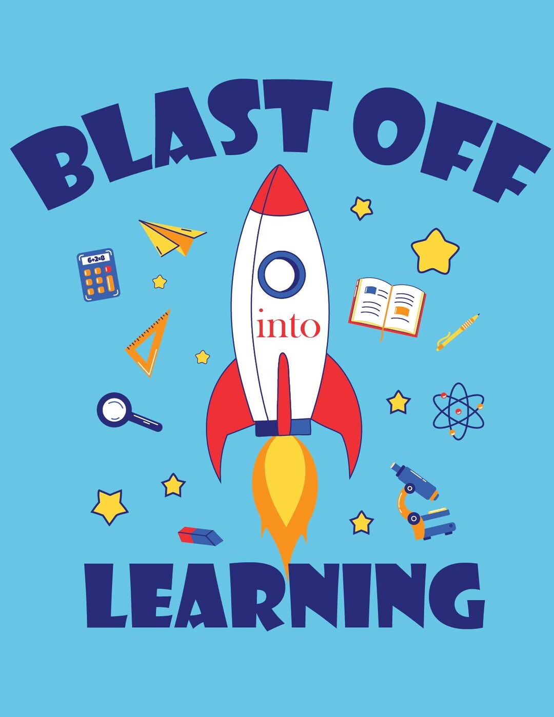 Blast off Into Learning - Etsy
