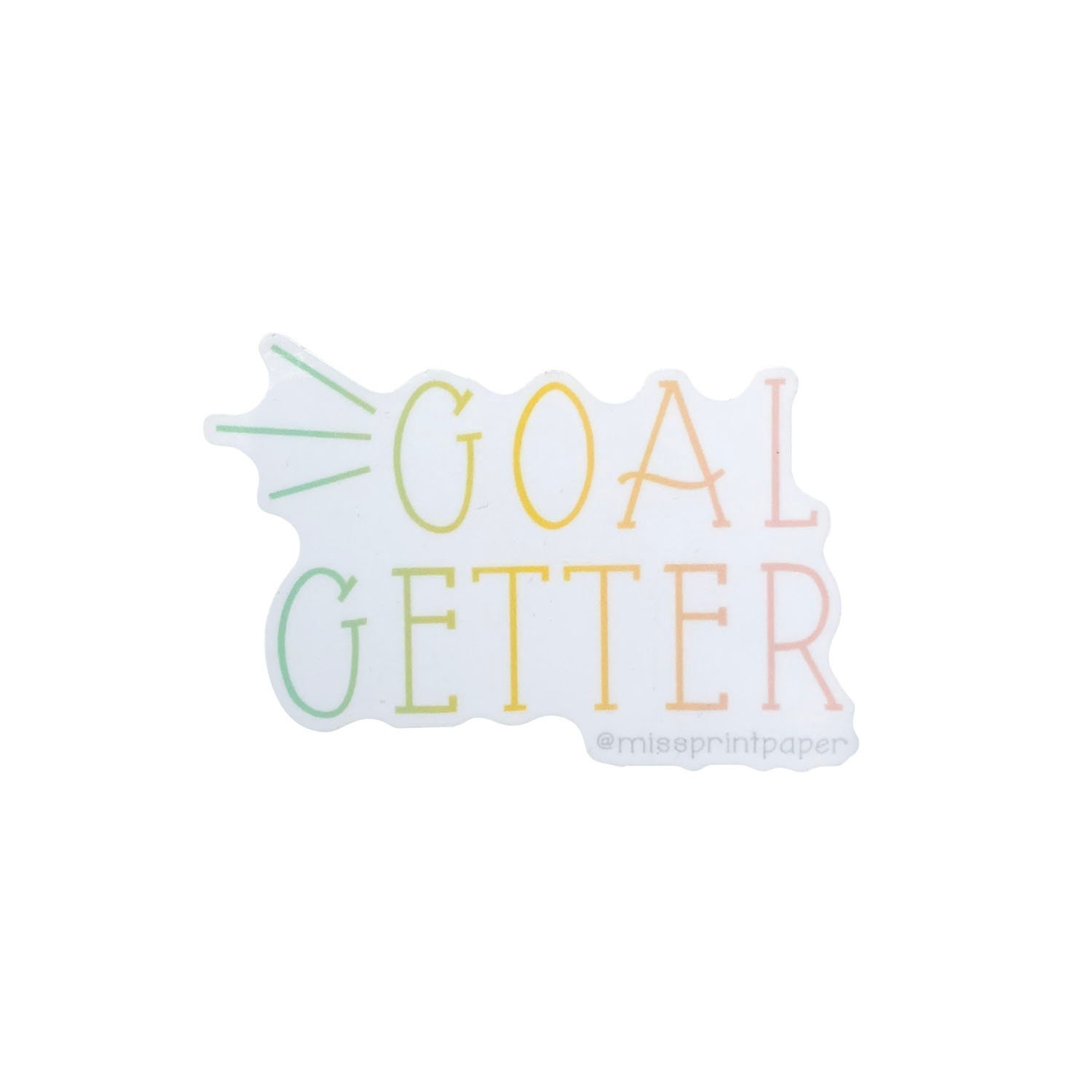 Goal Getter / Goals / Motivational / Sticker / Vinyl / Phone Sticker ...
