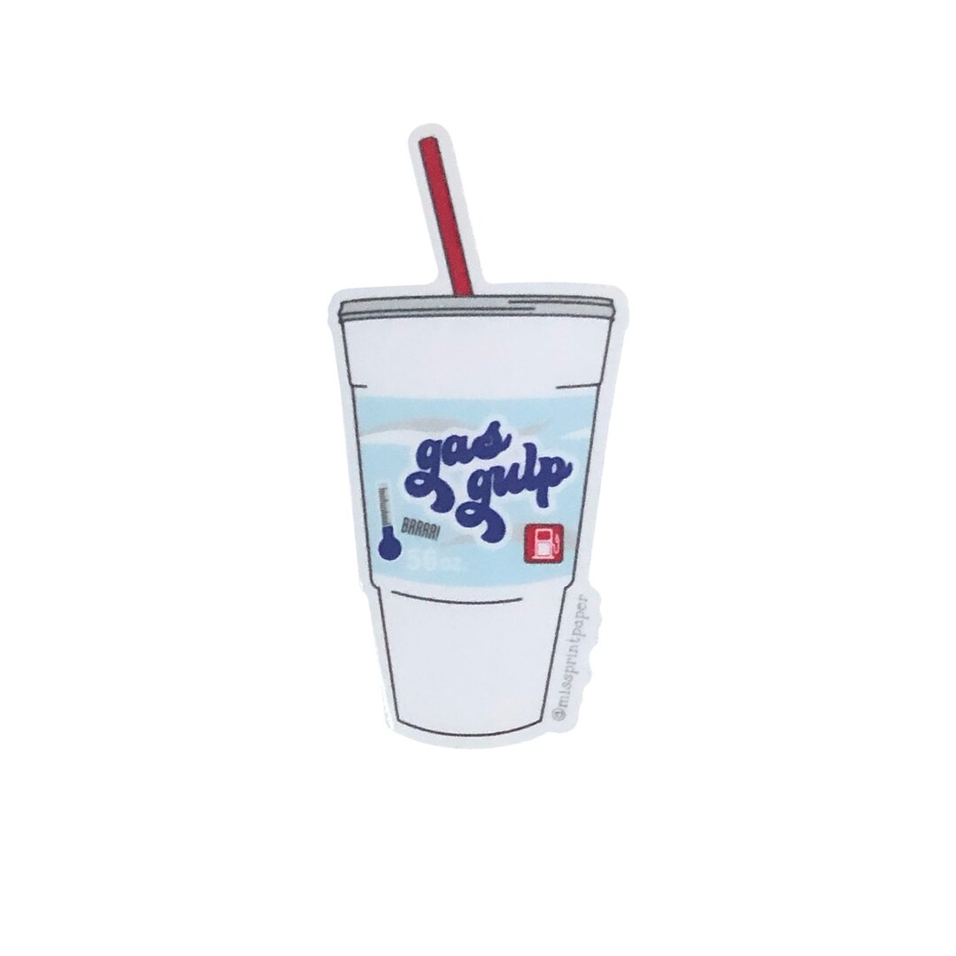 Fountain Drink / Gas Station Drink / Good Ice / Cute Sticker / Drink ...