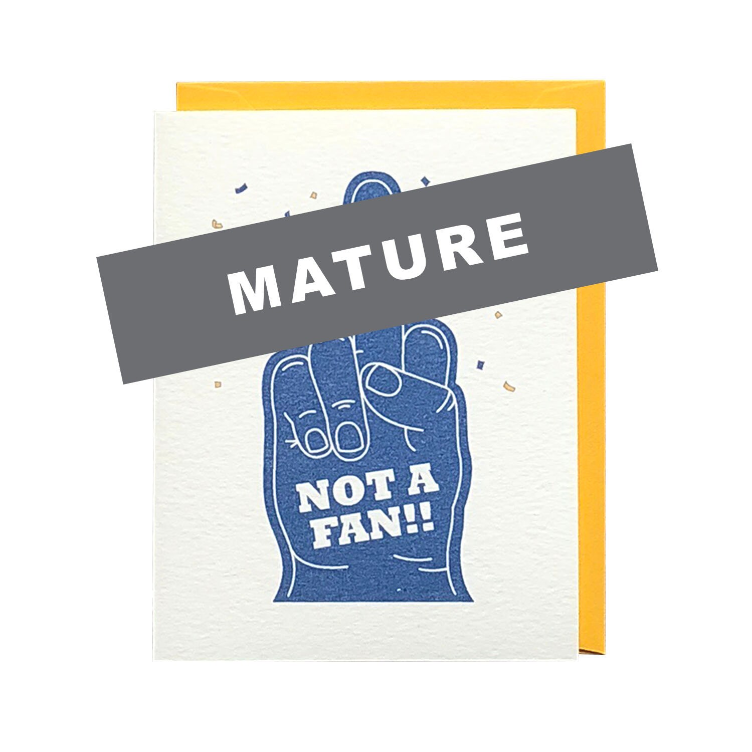 Foam Finger / Not A Fan / Adult Humor / Mature / Humor / Funny ...