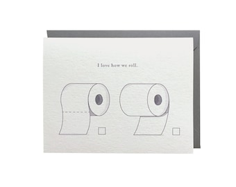 Toilet Paper Greeting Card - Etsy