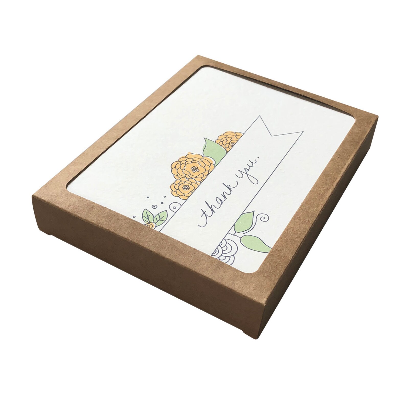 Simple / Thank You / Thank You Note / Note Card Set / Hand | Etsy