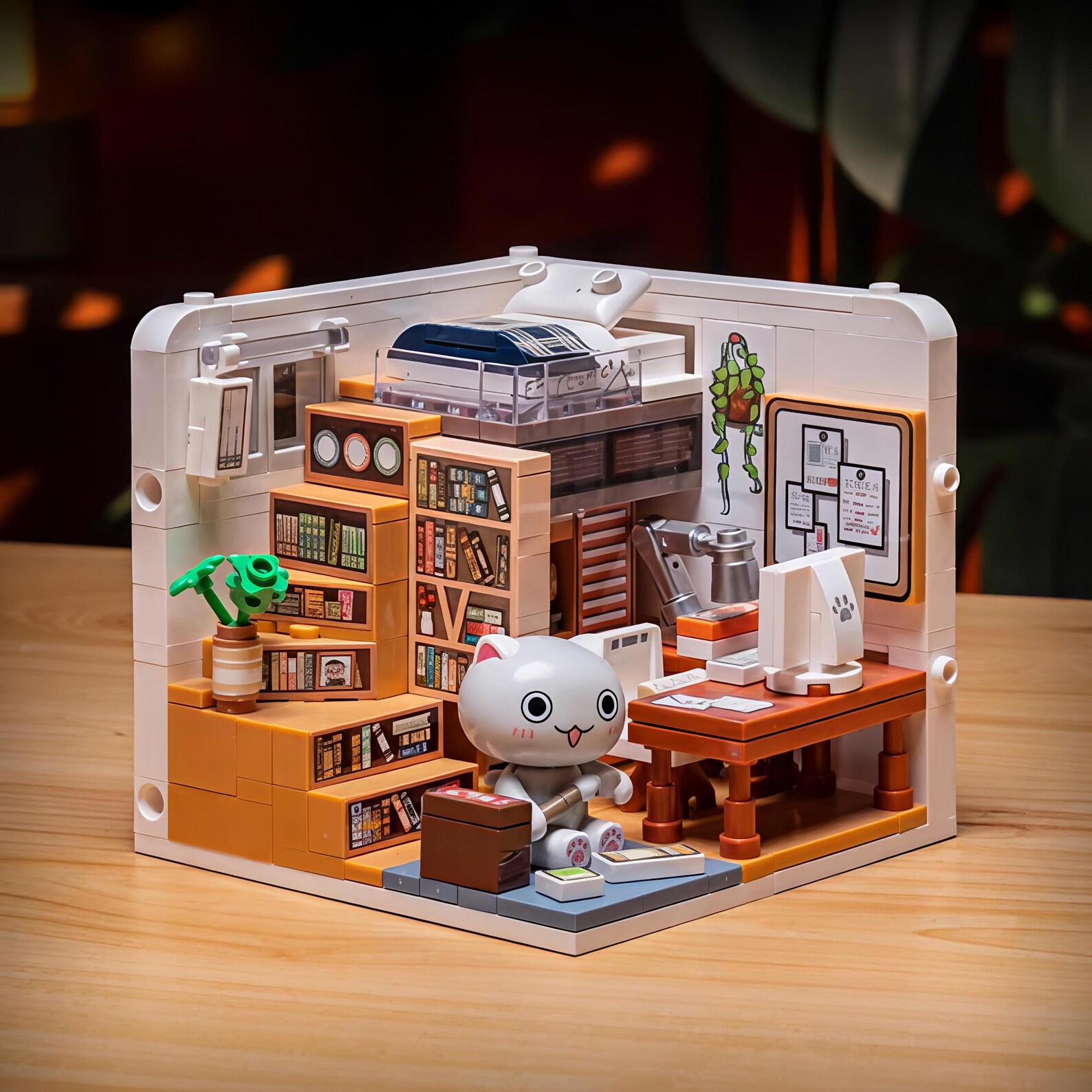 Bunch of Cats Full Set Animal Character Building Block Set With Acrylic ...