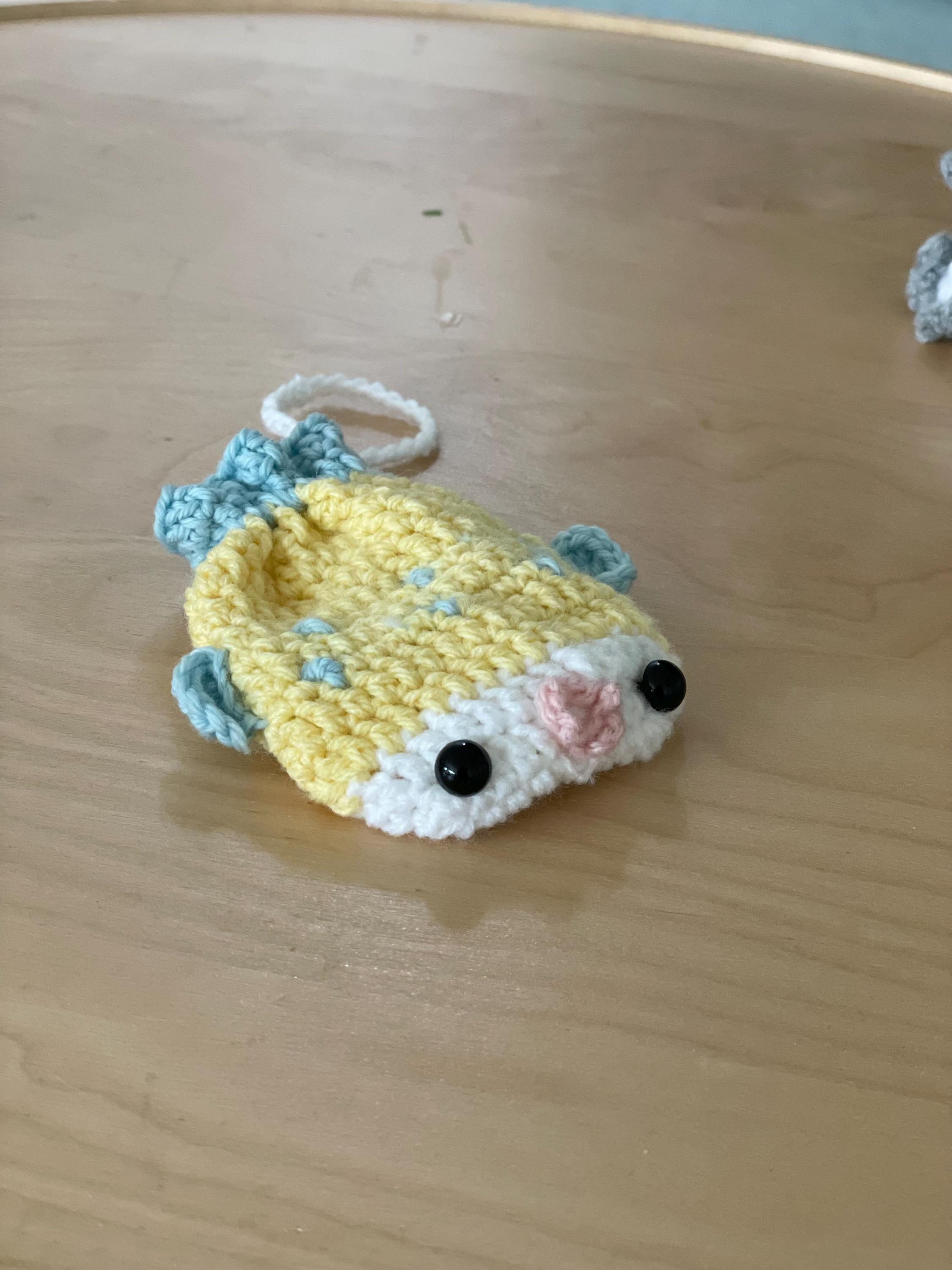 Crochet Puffer Fish Pouch - Etsy