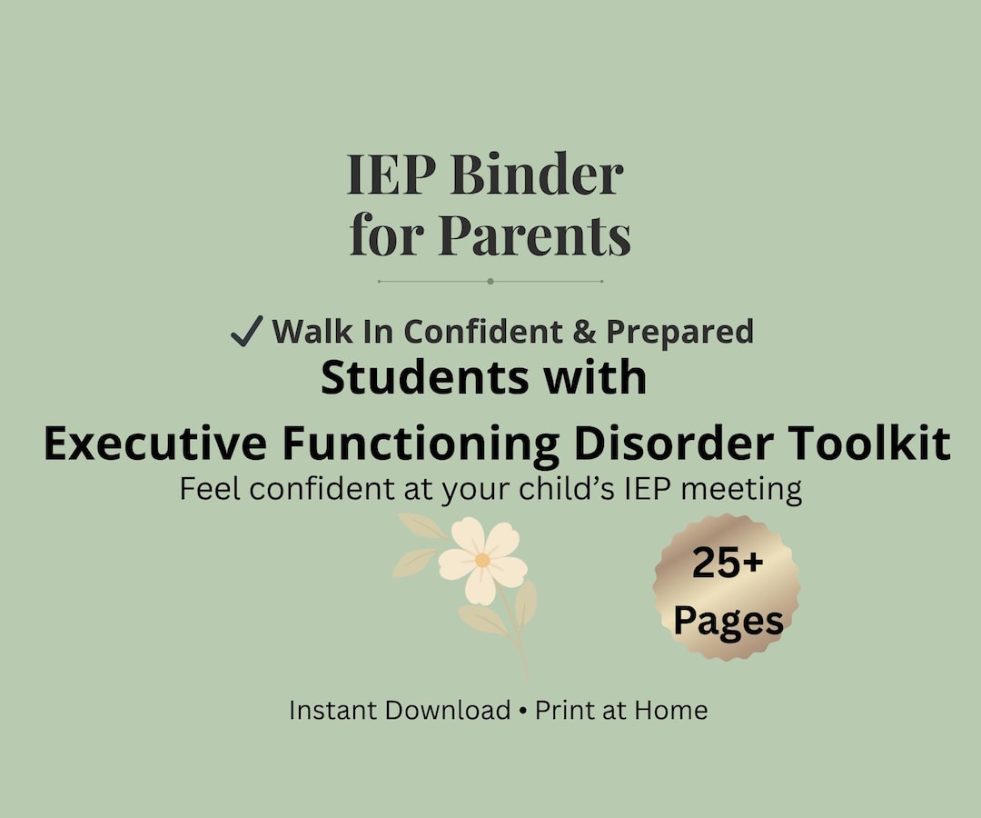 Executive Functioning IEP Guide | ADHD Support, IEP Goals & Special ...