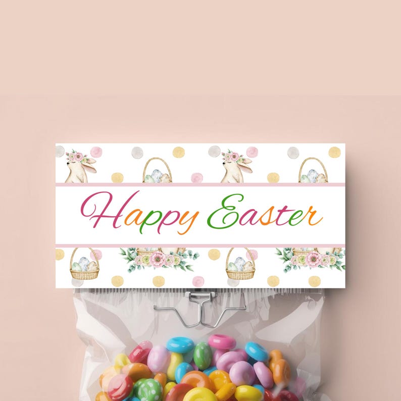 Printable Easter Treat Bag Topper | Instant Download - Etsy
