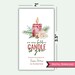 Christmas Candle Gift Tags, No One Holds a Candle to You, Holiday ...