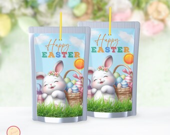 Easter Basket Stuffers | Easter Treats Package | Juice Pouch Labels ...
