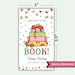 Editable Book Christmas Gift Tag, Number 1 in Our Book, Teacher Holiday ...