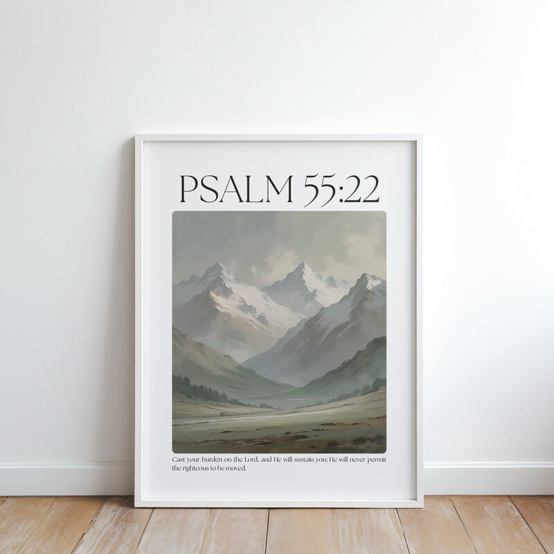 Psalm 55 22 - Etsy