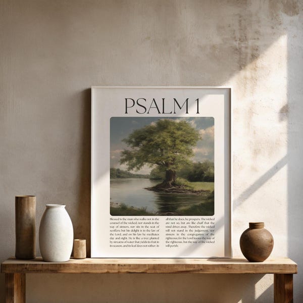 Psalm 1 Tapestry - Etsy UK