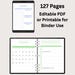 August 2025 to December 2026 Planner Printable | 17-month Minimalist ...