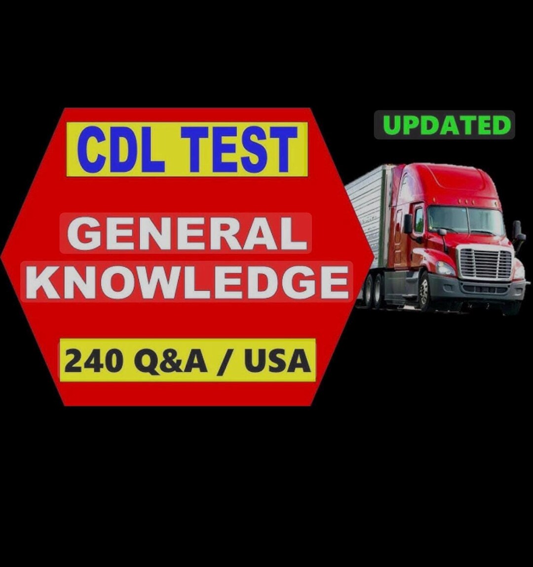 CDL CLASS A Test With Answers - Etsy