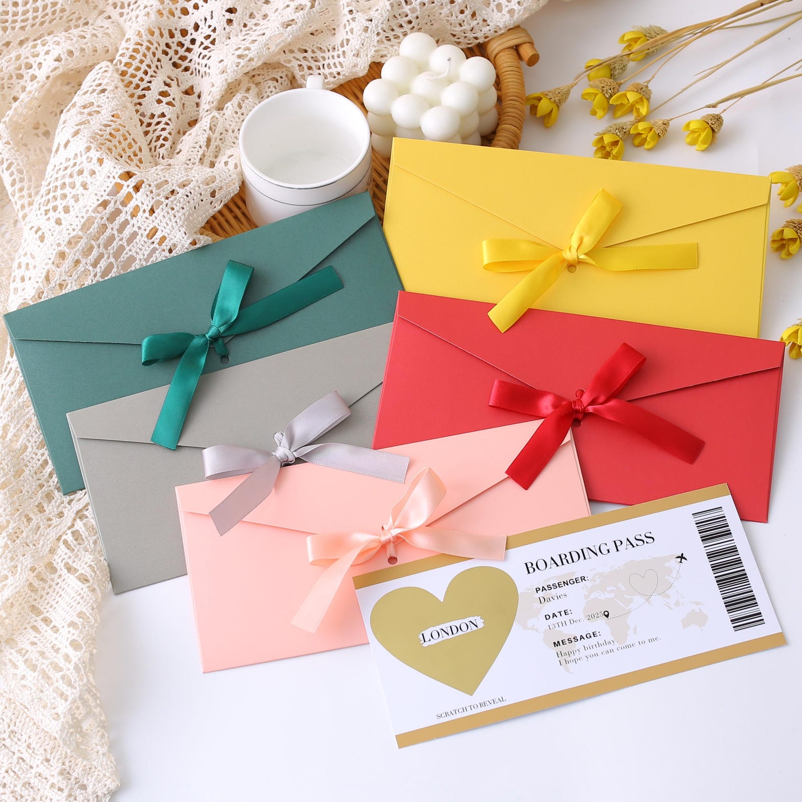 Personalized Scratch Cards, Custom Scratch Reveal Boarding Pass ...