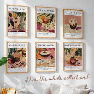 Gelato Trio Art Print, Italian Dessert Poster, Modern Kitchen Wall ...