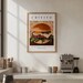 Chivito Art Print, Uruguayan Food Poster, Sandwich Kitchen Decor ...