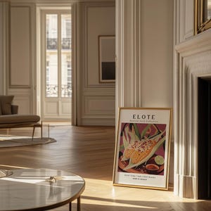 Elote Art Print, Mexican Street Food Poster, Kitchen Decor, Foodie Gift ...