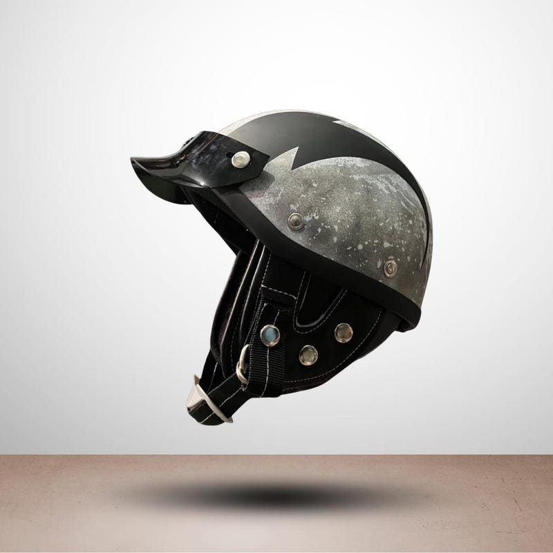 Shorty Motorcycle Helmet - Etsy UK