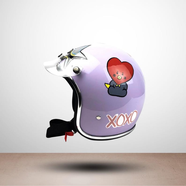 Slimhead 500TX Custom Design Motorcycle Helmet Retro Handmade for ...