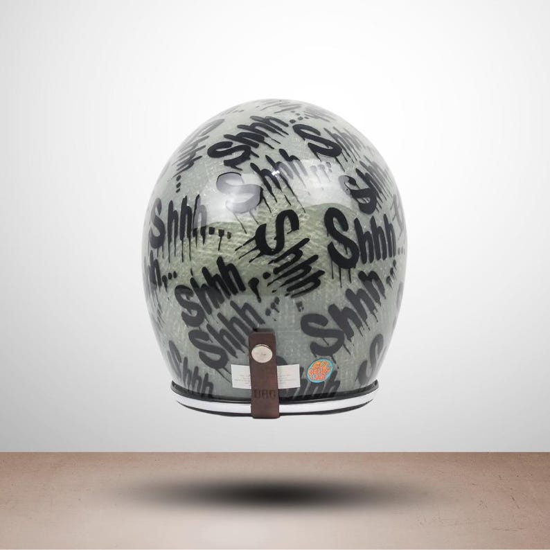 Slimhead 500TX Custom SHHH Helmet Handmade Retro Vintage Motorcycle for ...