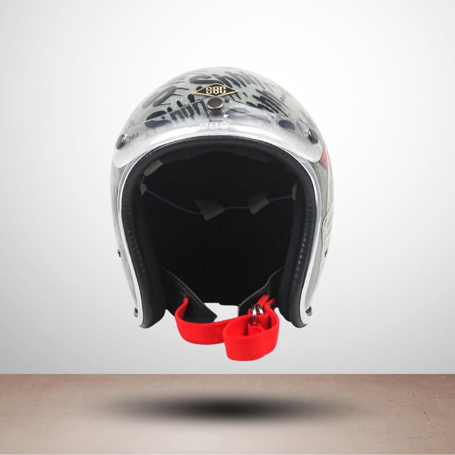 Slimhead 500TX Custom SHHH Helmet Handmade Retro Vintage Motorcycle for ...