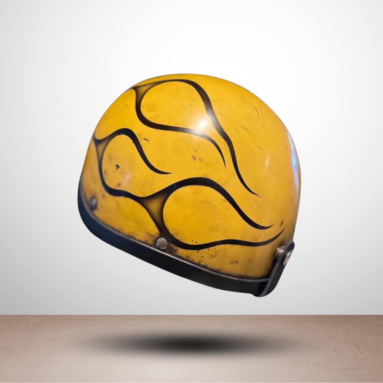 Custom Helmet Shorty Chip Retro Vintage Motorcycle Helmet for Bobber ...