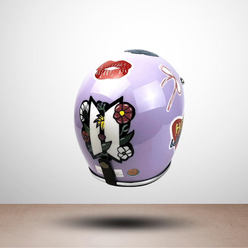 Slimhead 500TX Custom Design Motorcycle Helmet Retro Handmade for ...