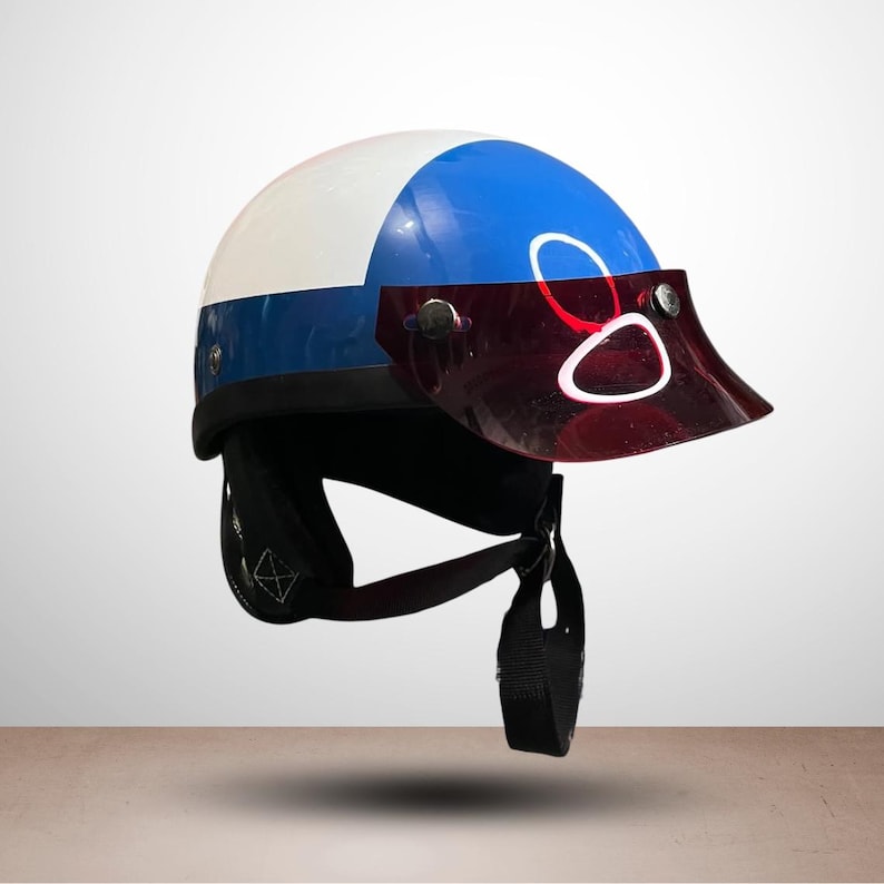 Helmet Custom Shorty Chips Motorcycle Retro Bobber Style - Etsy