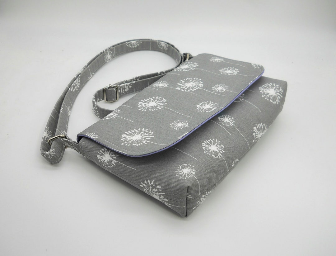 Small Cross Body Purse, Mini Messenger Bag, Fabric Handbag, Small ...