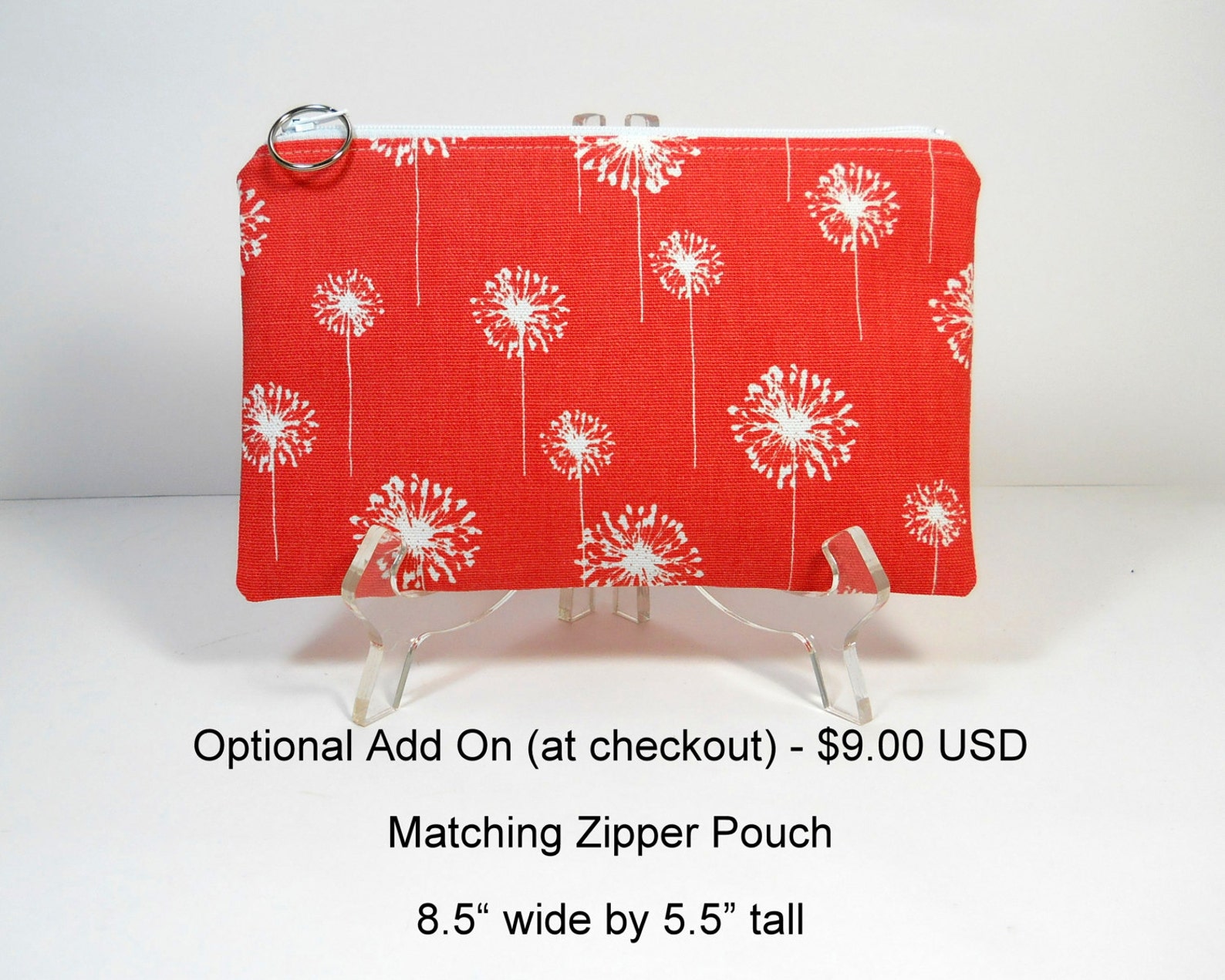 Women's Messenger Bag Coral Dandelion Purse Canvas | Etsy