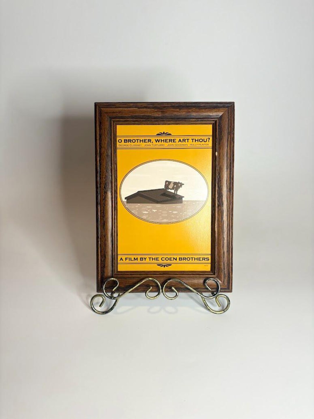 O Brother, Where Art Thou? Movie Poster Print in Rustic Wood Frame ...