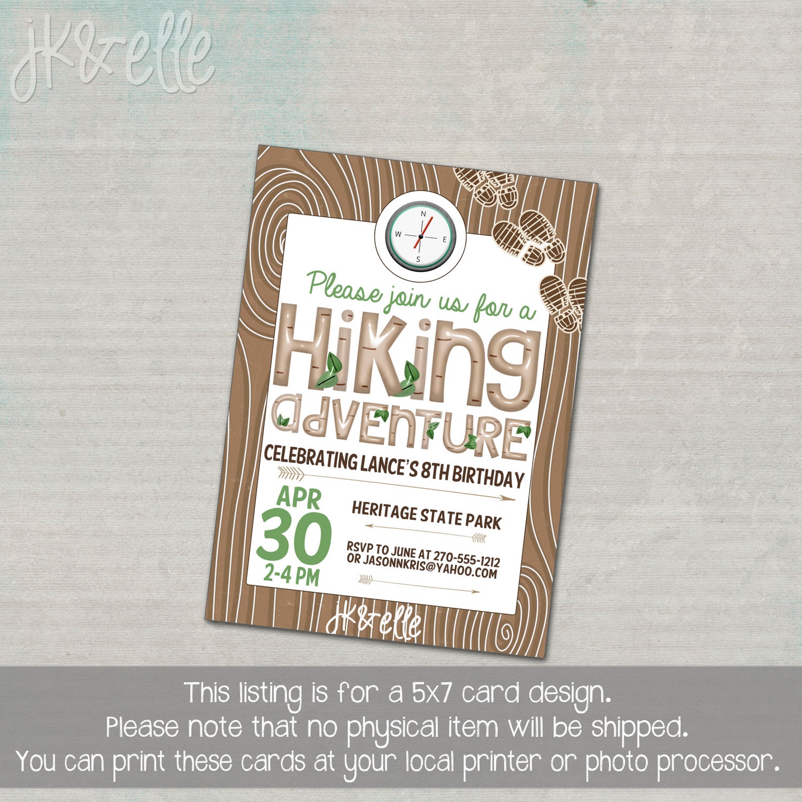 Hiking Birthday Party - Etsy