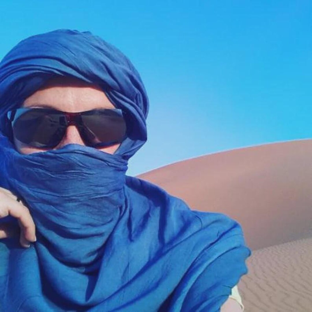 Handwoven Moroccan Blue Shawl – Traditional Lightweight scar - Etsy