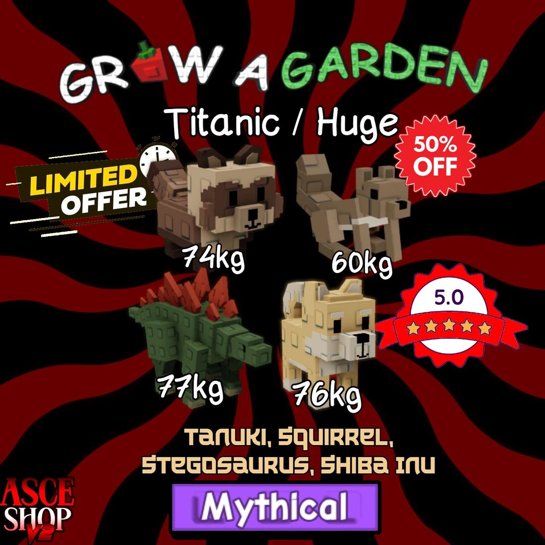 Huges / Titanic | Tanuki | Squirrel | Stegosaurus | Shiba Inu | Titan ...