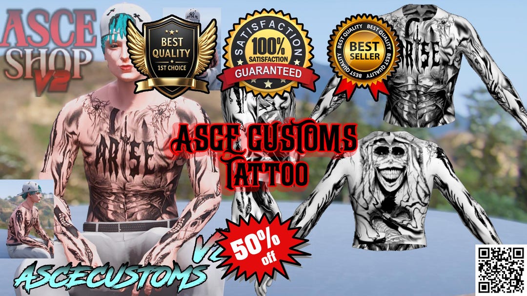 GTA V/fivem Tattoo Mod: Solo Leveling Chest Hair - Etsy