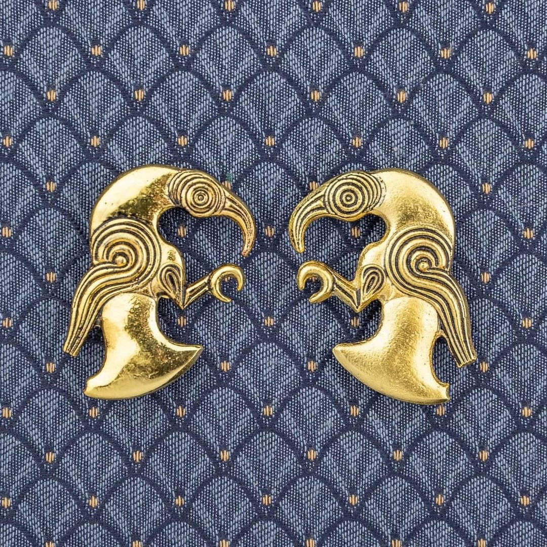 Anglo-saxon Bird Shield Mounts - Etsy