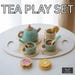 Wooden Kids Tea Set Montessori Pretend Play Toy for Toddlers Tea Party ...